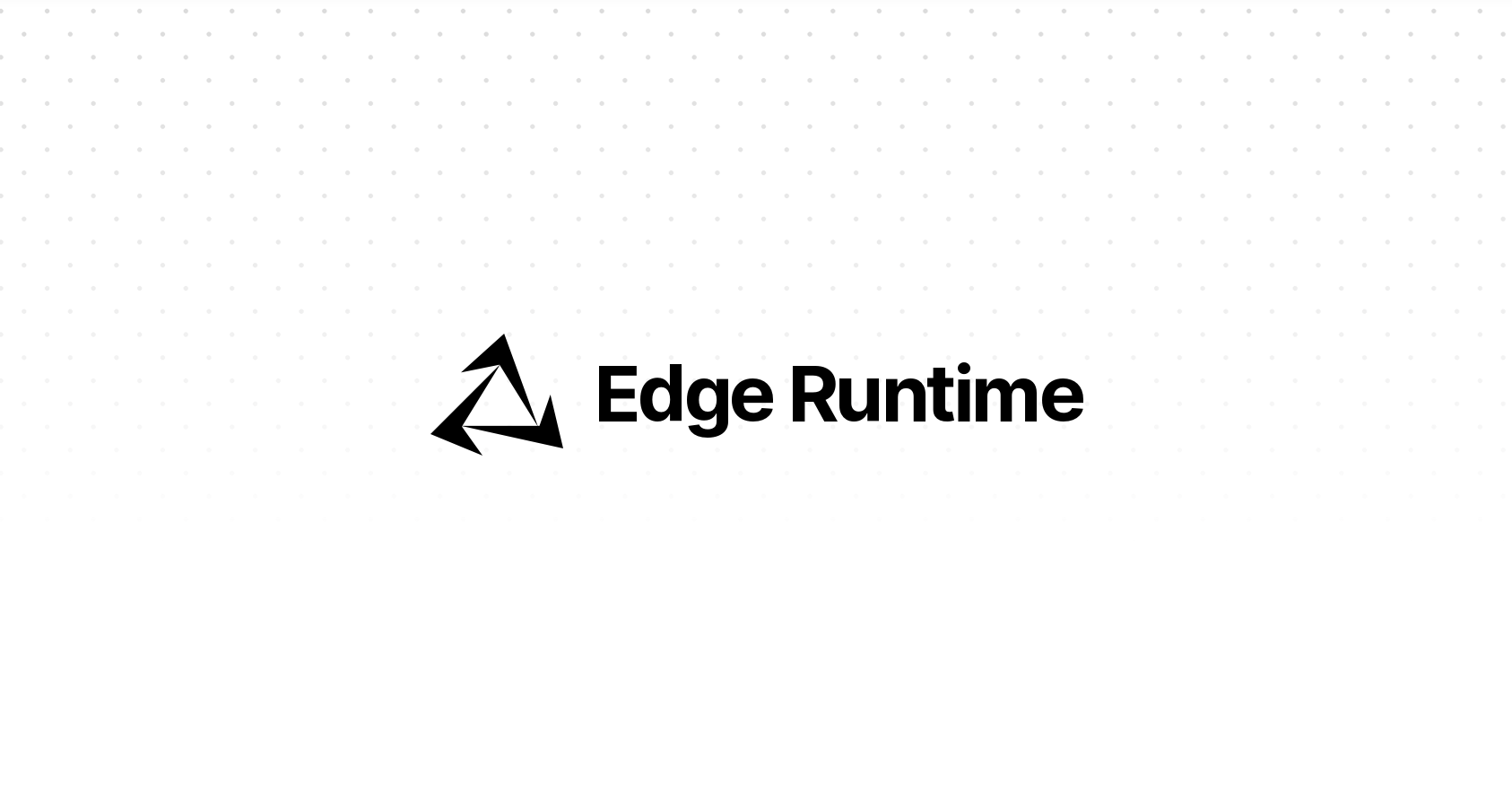 Github Verceledge Runtime Developing Testing And Defining The Runtime Web Apis For Edge